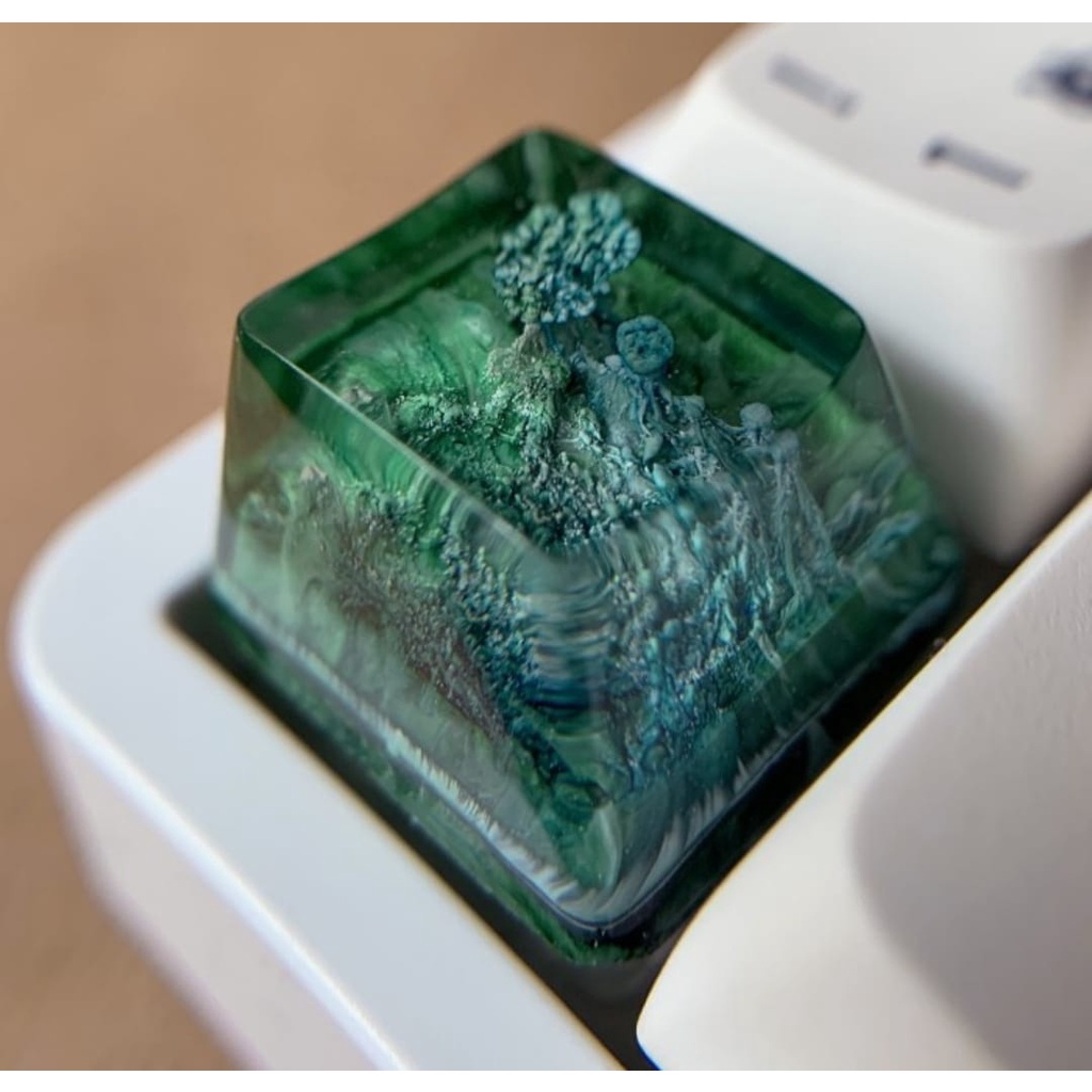 Mechanical Keyboard Artisan Keycaps Resin Handmade OEM R4 Computer ...