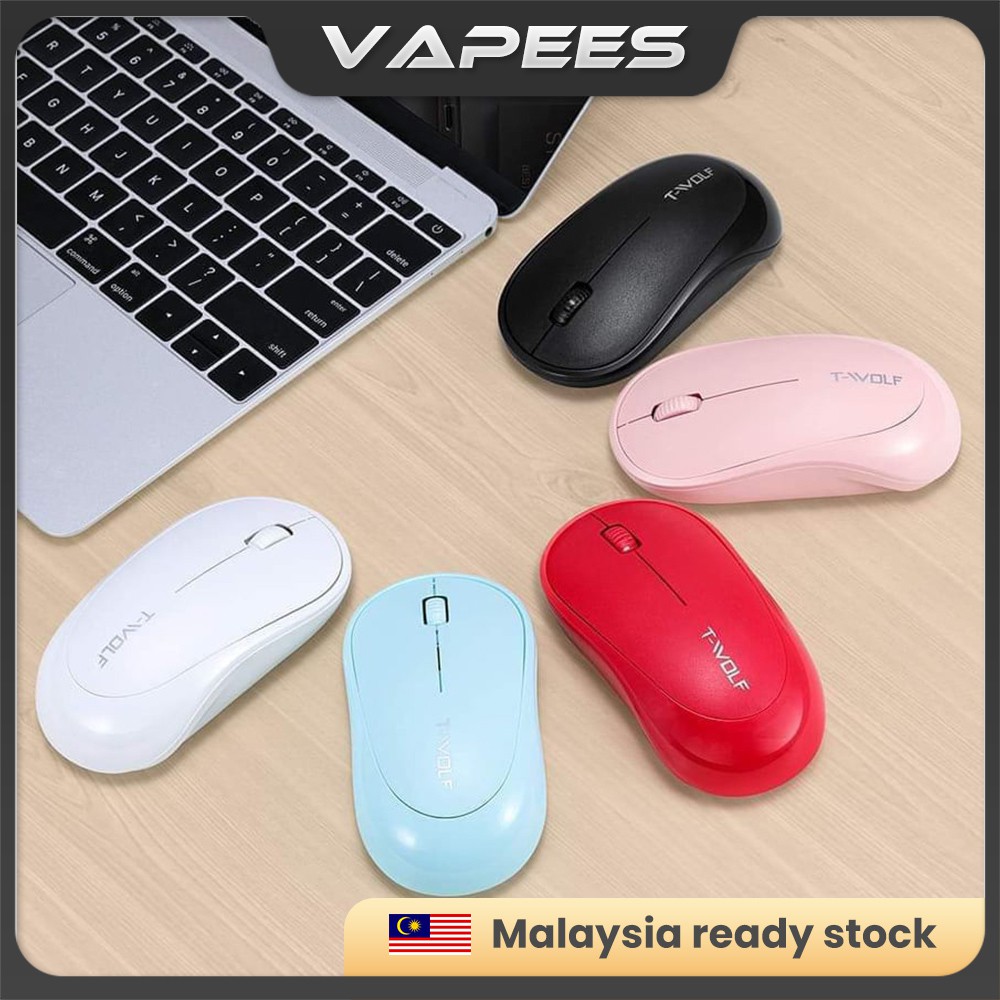 🔥RDY STOCK🔥 Q18 2.4Ghz Wireless USB Optical Mouse Backlit Mice USB ...