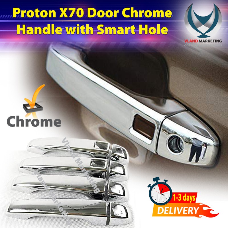 Proton X70 Door Handle Chrome (8pcs /set) | Shopee Malaysia