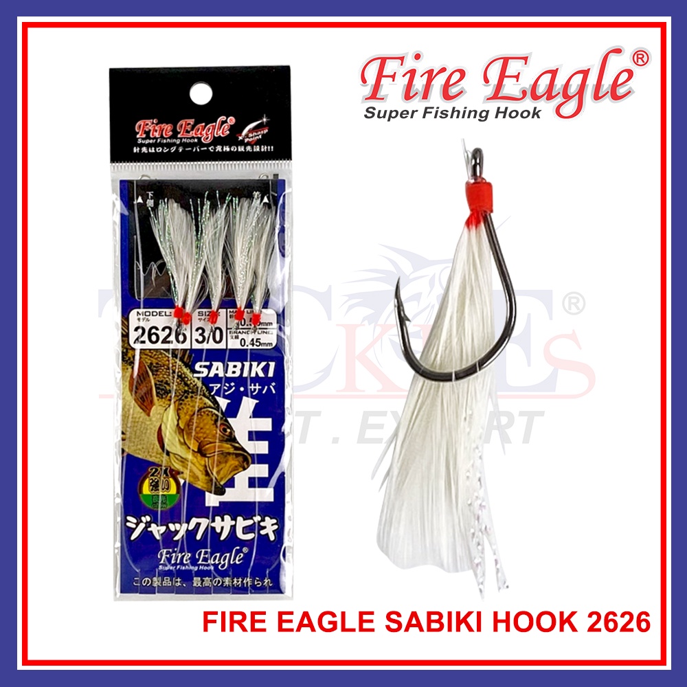 (5pcs) Fire Eagle Sabiki Hook 2626 Fishing Hook Matakail Pancing ...