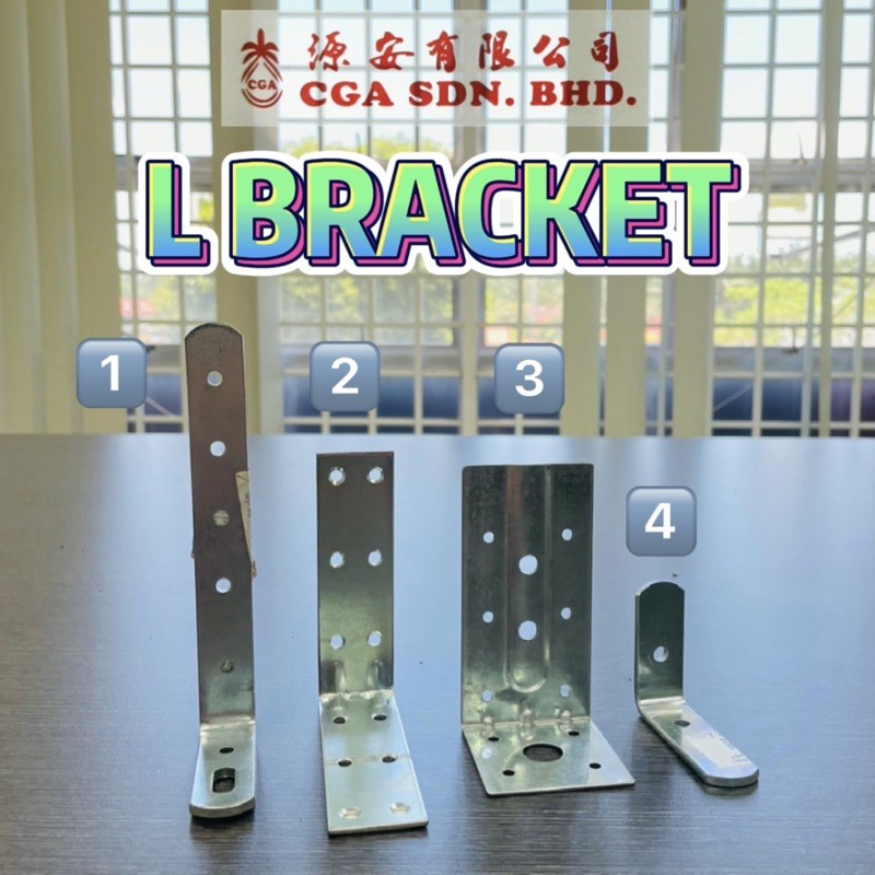 STAINLESS STEEL L BRAKET | L Shape Shelf Corner Brace Angle Bracket ...