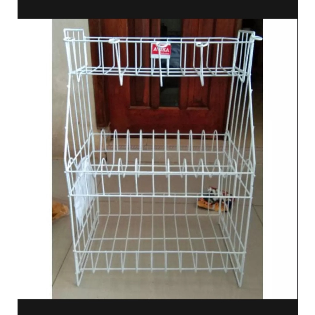3-tier Glass Dish Rack - Stainless Steel Rack - RPK 03 - Kitchen Sink ...