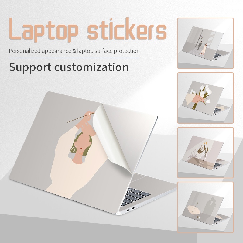 Simple illustration stickers, laptop skin stickers, computer ...