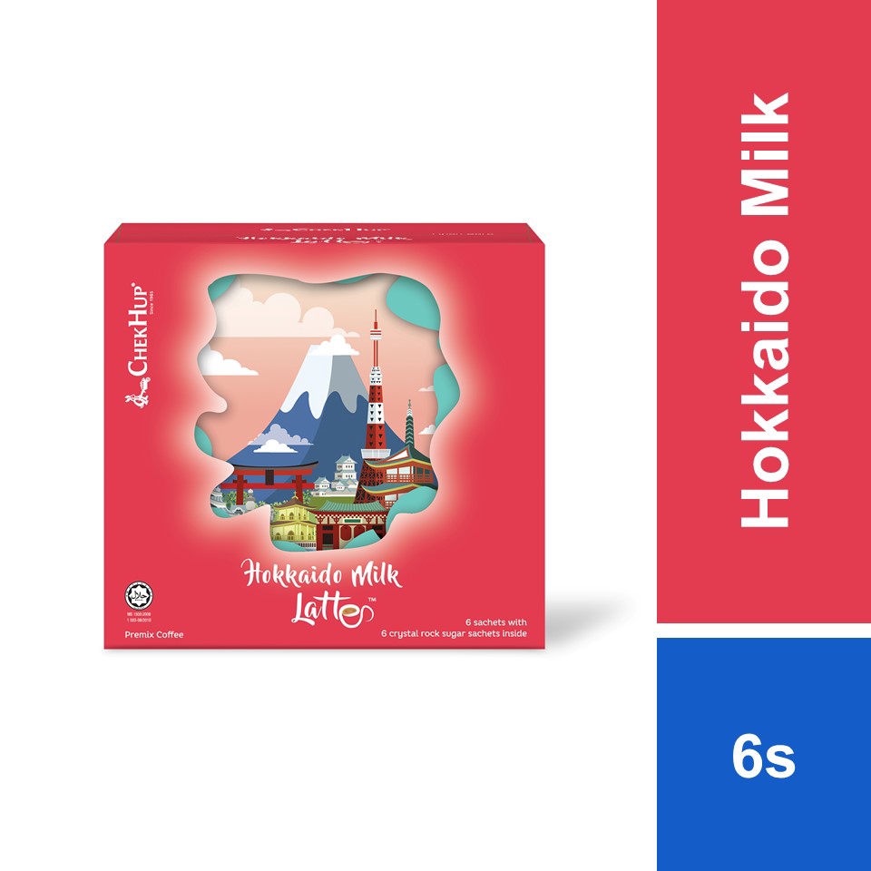 Chek Hup Hokkaido Milk Latte 28g x 6s | Shopee Malaysia