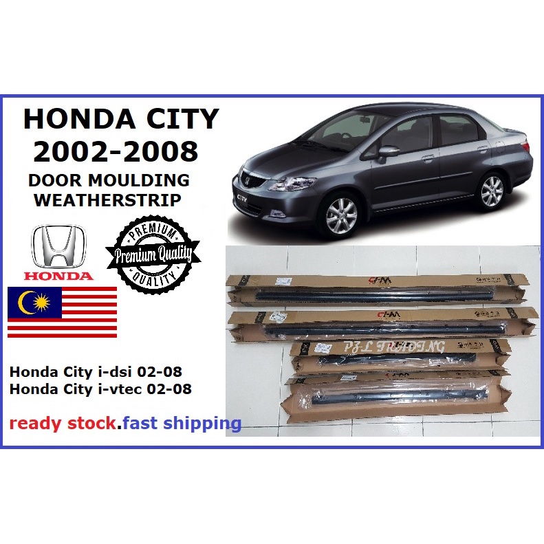 Honda City SEL GD6 GD8 door moulding 2002-2008 ivtec idsi lining getah ...