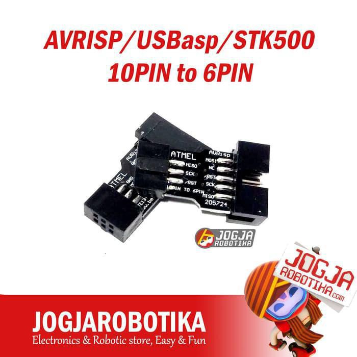 Avr ISP USBasp STK500 10PIN to 6PIN | Shopee Malaysia