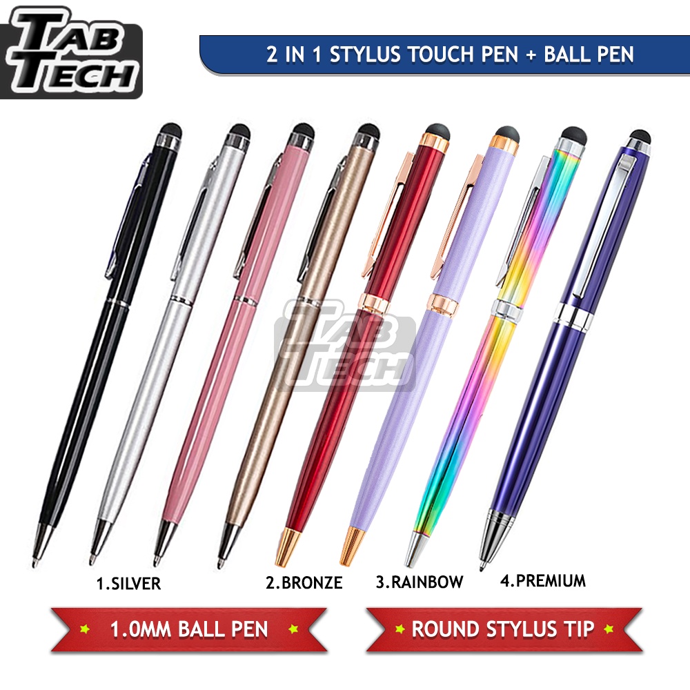Stylus Touch Pen Android Iphone Tablet Ipad + Black Ball Pen Phone ...