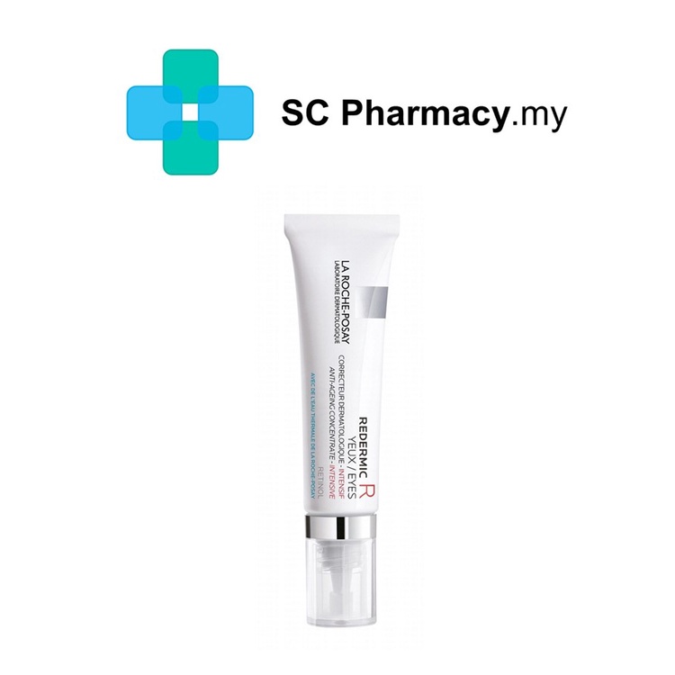 [Exp 2027] La Roche Posay Redermic [R] RETINOL Eye Cream 15ml Anti ...
