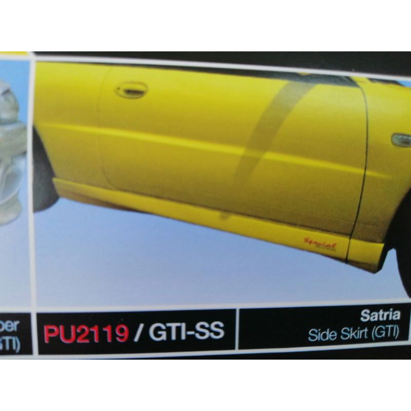 Proton Satria GTI Side Skirt Set (PU Material) | Shopee Malaysia