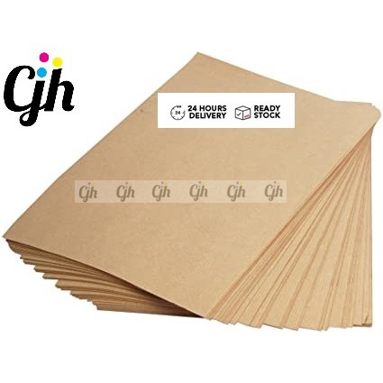 A4 Or A3 Brown Kraft / Craft Paper 100sheet | Shopee Malaysia