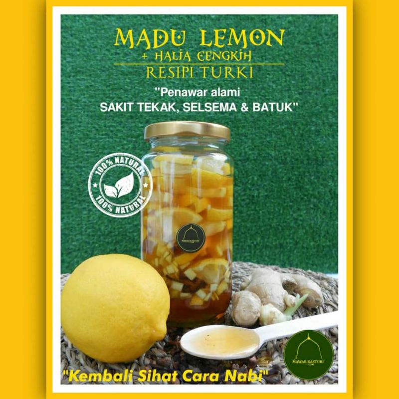 🔥 MADU YAMAN + LEMON + HALIA + CENGKIH (Resepi Turki) MAWAR KASTURI 🔥 ...