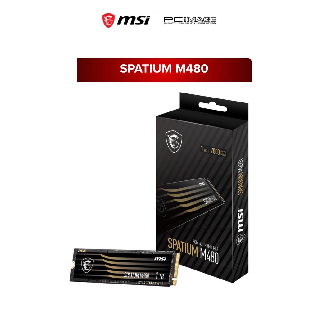 MSI Spatium M480 Nand Internal SSD For Desktop PC/Laptop (1TB / 2TB ...