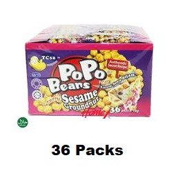 36 Packs TCSB Popo Beans Sesame Groundnut 18g Each HALAL(LOCAL READY ...