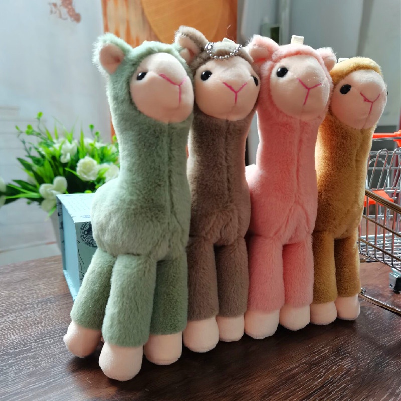 20cm Cute Alpaca Stuffed Toys Plush Easter Llama Plushie Goat Pendant ...