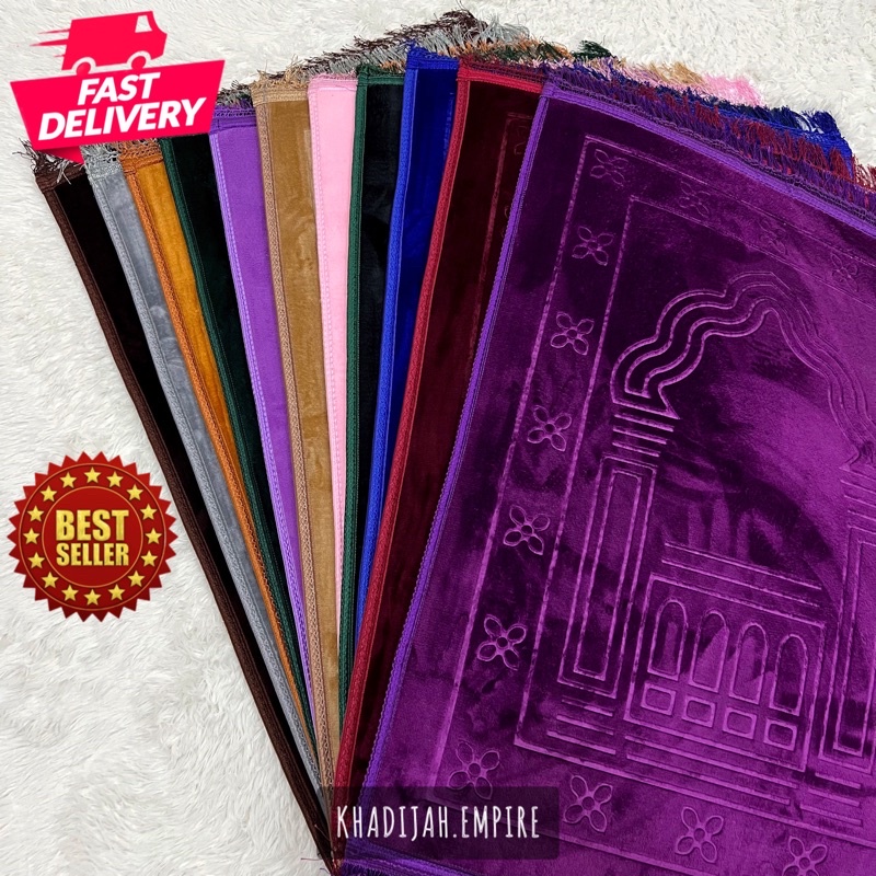 Sejadah Gebu King Saiz XXL Sejadah Baldu Sejadah Lembut Sejadah Tebal ...