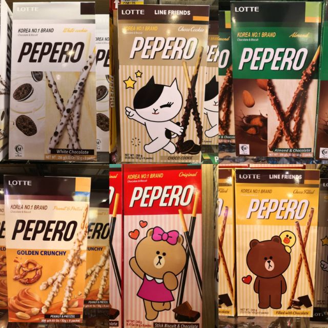 Lotte Pepero Series Big Box Stick Biscuit chocolate (32g x 8pack ...