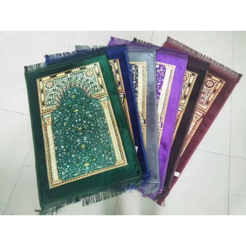 Sajadah for Muslims prayers, Solat Sajada (Random Colors) | Shopee Malaysia