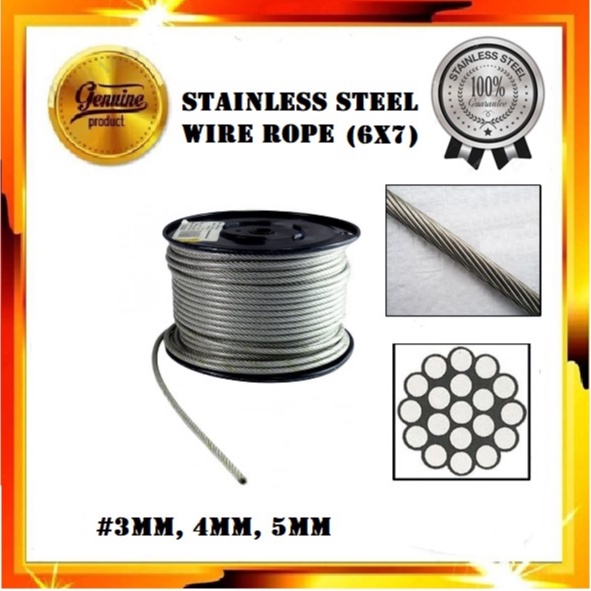 3mm 4mm 5mm Tensile Diameter Structure Cable / Sling Tensile Structure ...