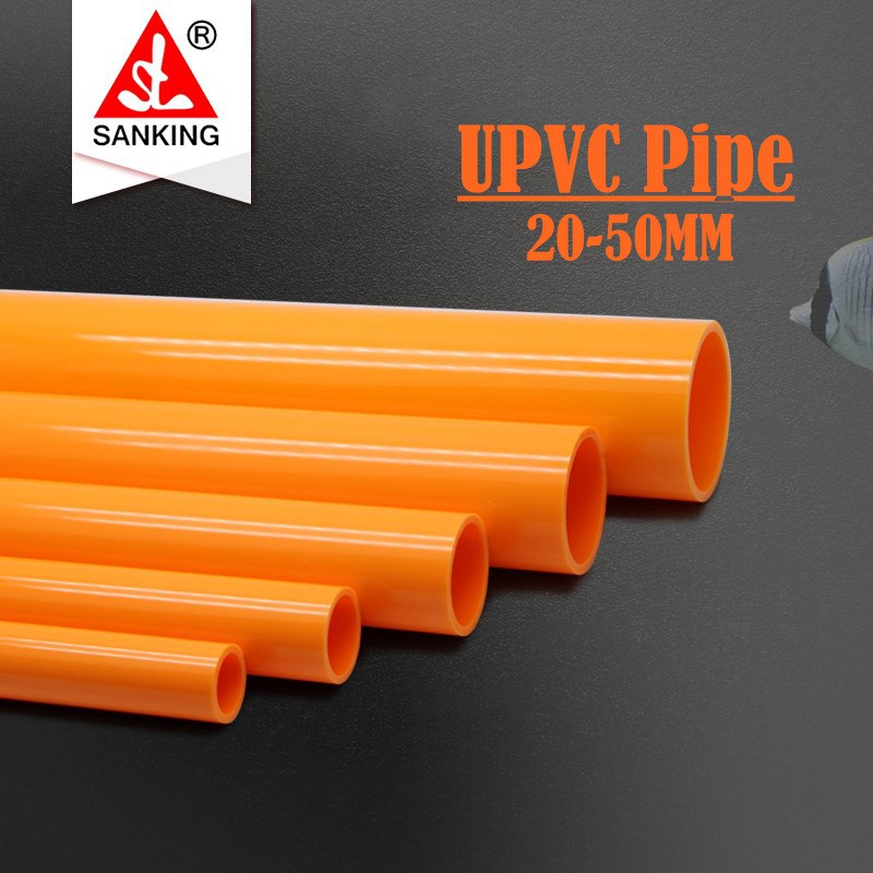 50cm Length Sanking 2Pcs PVC Pipe OD 20-50mm Agriculture Garden Irrigation Tube Fish Tank Water ...