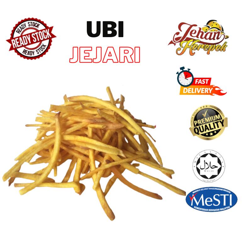 KEREPEK UBI JEJARI MASIN + DIBUNGKUS BUBBLE WRAP DIDALAM KOTAK PRODUK ...