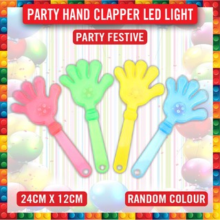 Party Hand Clapper Flashing Led Light / Fun Hand Clapper Party Toy ...