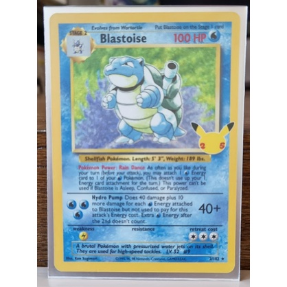 [Pokemon TCG Singles] Celebrations 25th Anniversary - Blastoise ...