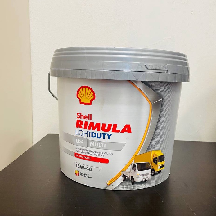 Shell Lubricant Oil Rimula LD4 15W-40 7.5L | Minyak Hitam Lori | Shopee ...