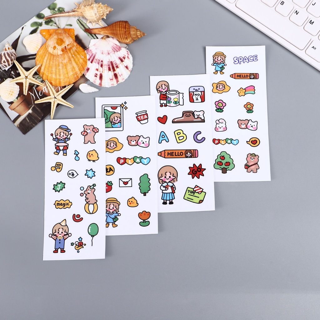 Multifunctional Sticker Cute Strawberry Series 1 16 to 17 pcs | Shopee ...