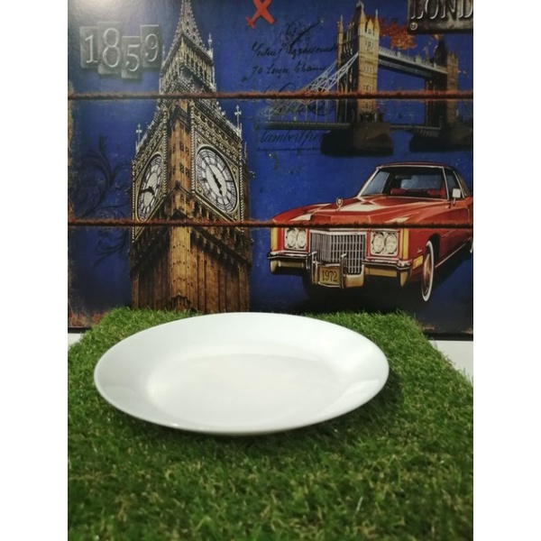 (6PCS 1 SET)ORIGINAL DINNER PLATE /Half dozen Pinggan Nasi 25cm (free ...
