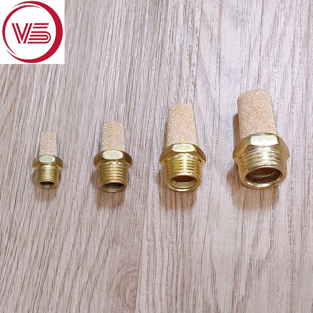 Brass Silencer BSL01 02 03 04 M5 Brass Silencer Pneumatic Reducer Air ...
