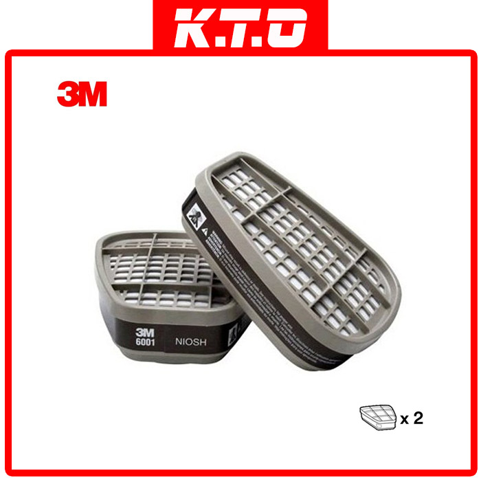 3M ORGANIC VAPOR/GAS 6001 / 6051 MASK FILTER (1 PAIR) | Shopee Malaysia