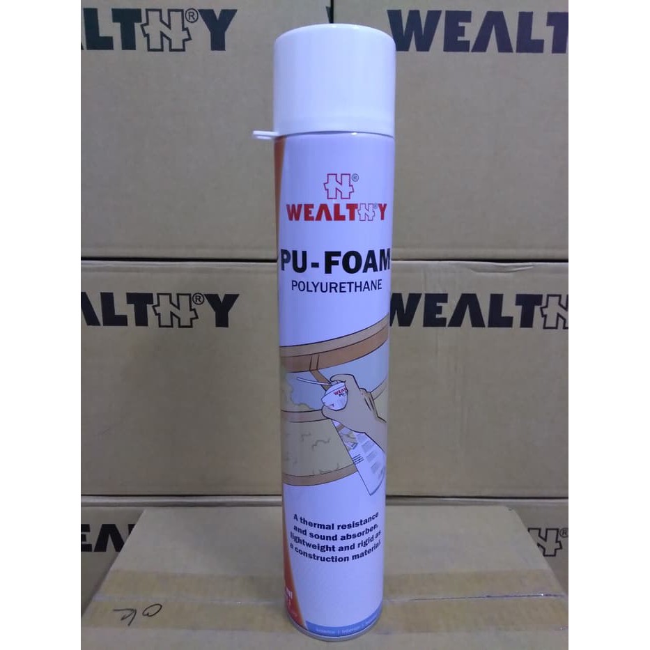 Wealthy pu foam / sealant foam / expanda foam | Shopee Malaysia