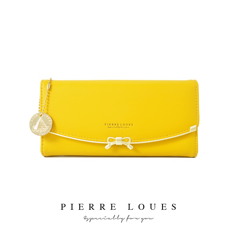 Pierre Loues Brand Women Many Departments Card Holder Purse Long Clutch ...