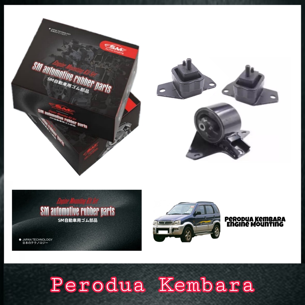 SM Engine Mounting Set - Perodua Kembara 1998-2003 ( 1+1Year Warranty ...