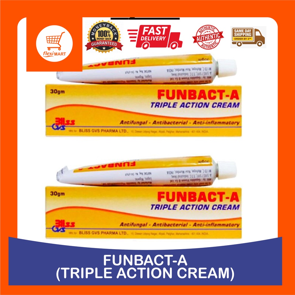 Funbact- A Triple Action Cream 30g | Shopee Malaysia