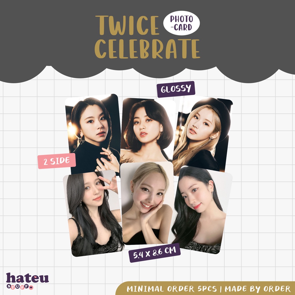 Twice Unofficial Photocard Celebrate + Selca | Shopee Malaysia