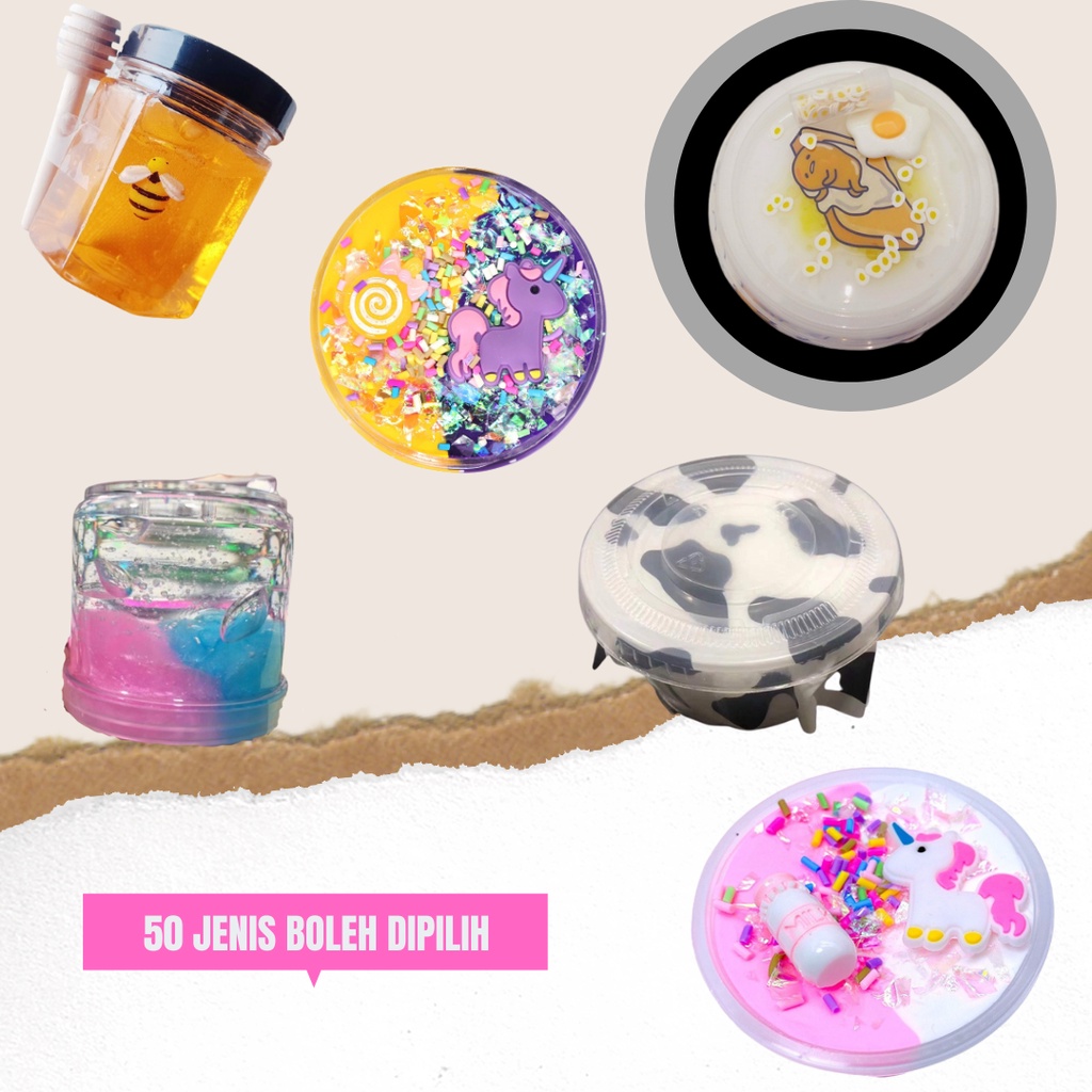 🇲🇾Ready Stock 🔥 越玩越大网红史莱姆起泡胶Fluffy Slime transparency version 280g/diy slime super soft slime ...