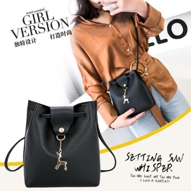 🍁Begku Ready Stock Korea Fashion Deer Sling Bag Women Little Deer ... 🍁Begku Ready Stock Korea Fashion Deer Sling Bag Women Little Deer ...