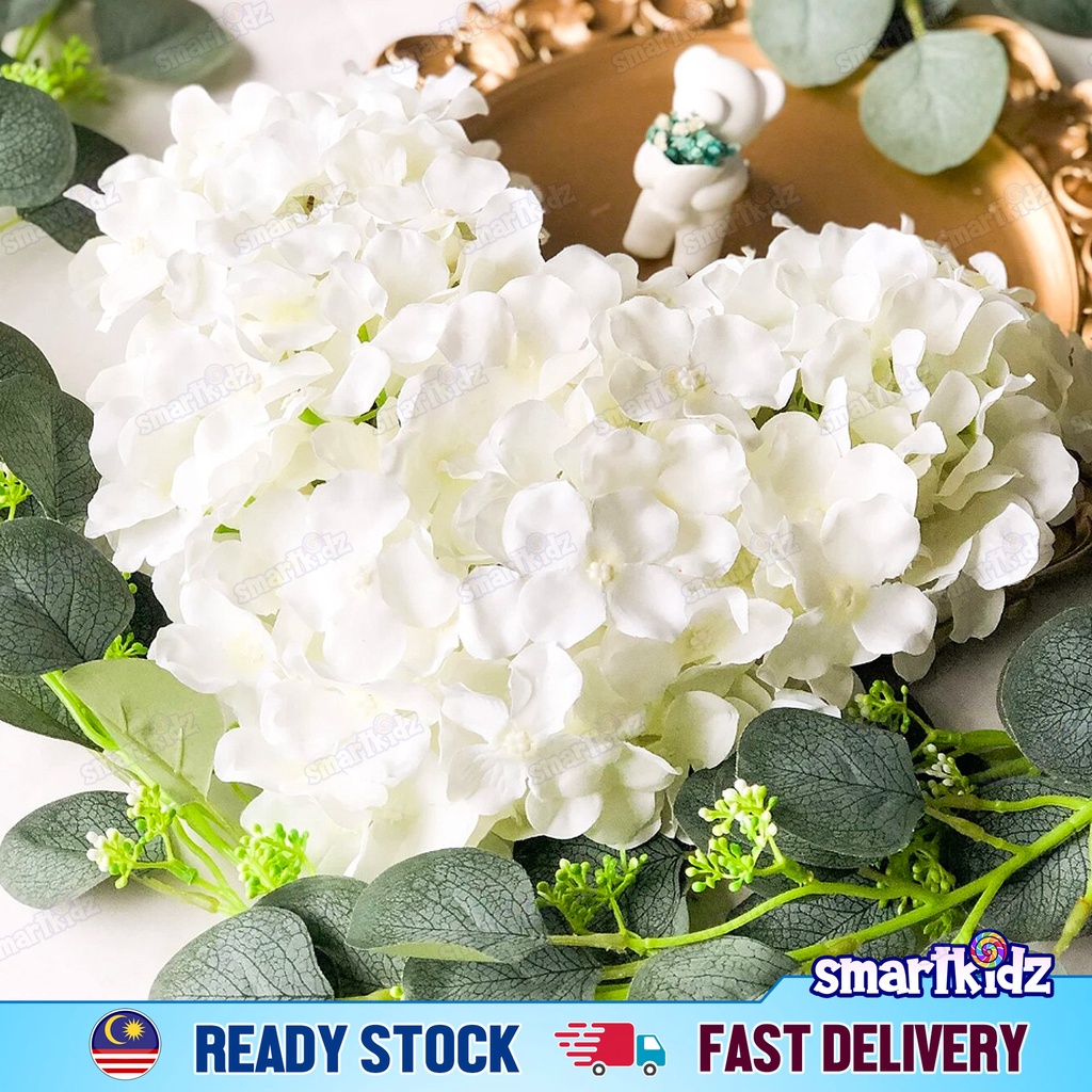 [1pcs] FREE STEM Hydrangea Artificial Flowers - Hand Bouquet/ Wedding ...