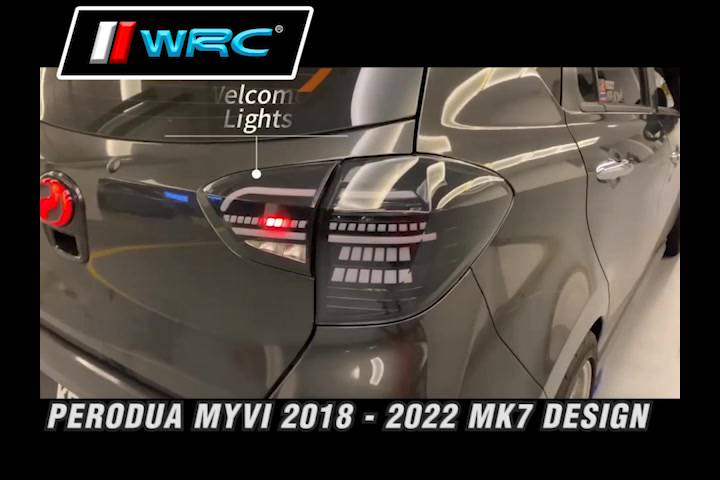 Perodua Myvi 2018 - 2024 MK7 Design Dynamic Tail Lamp With Signal ...