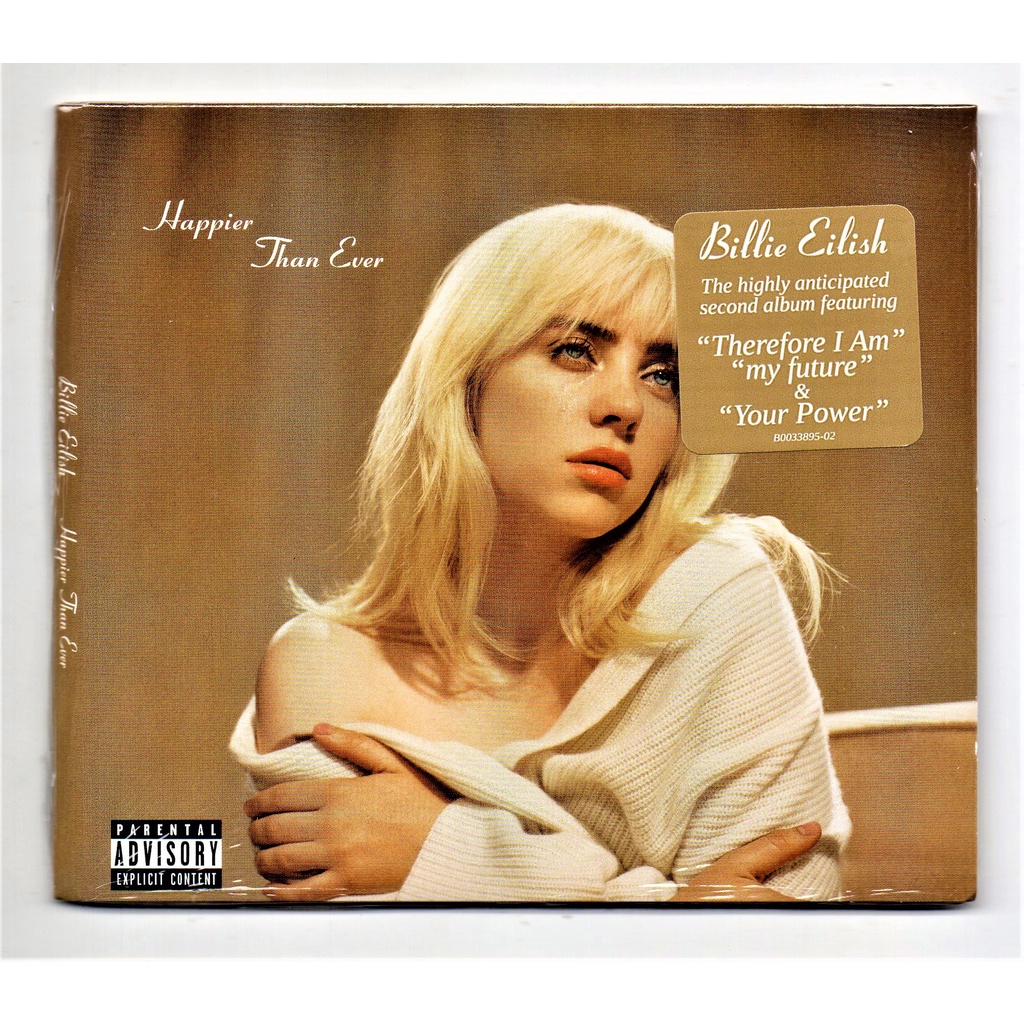 Billie Eilish - Happier Than Ever ( Deluxe With 4 Live Track CD ...