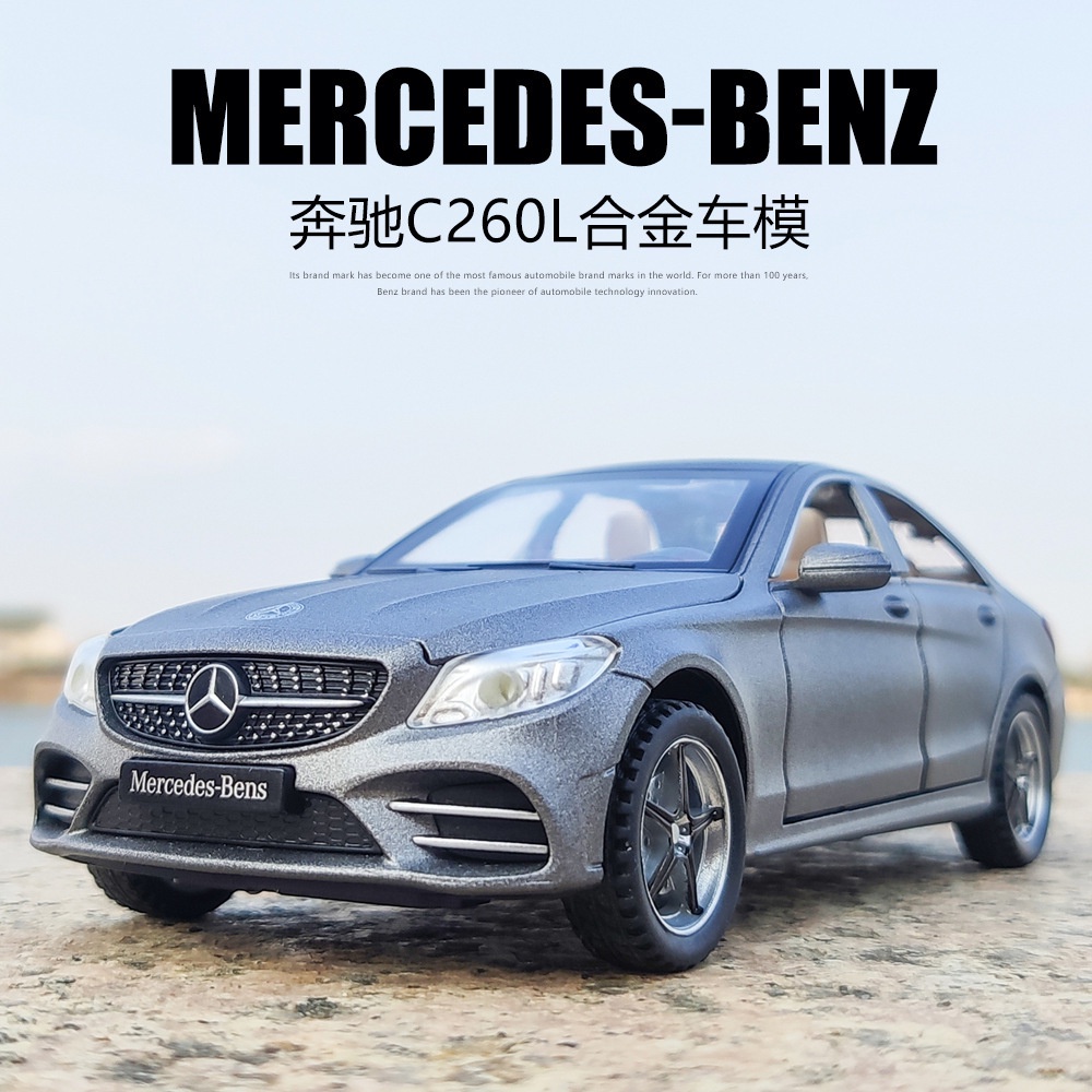 [Mercedes-BenZ C260]Diecast Car Model Metal Pull Back Car Diecast Model ...