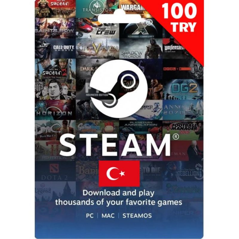 steam wallet TURKEY (TRY) | Shopee Malaysia