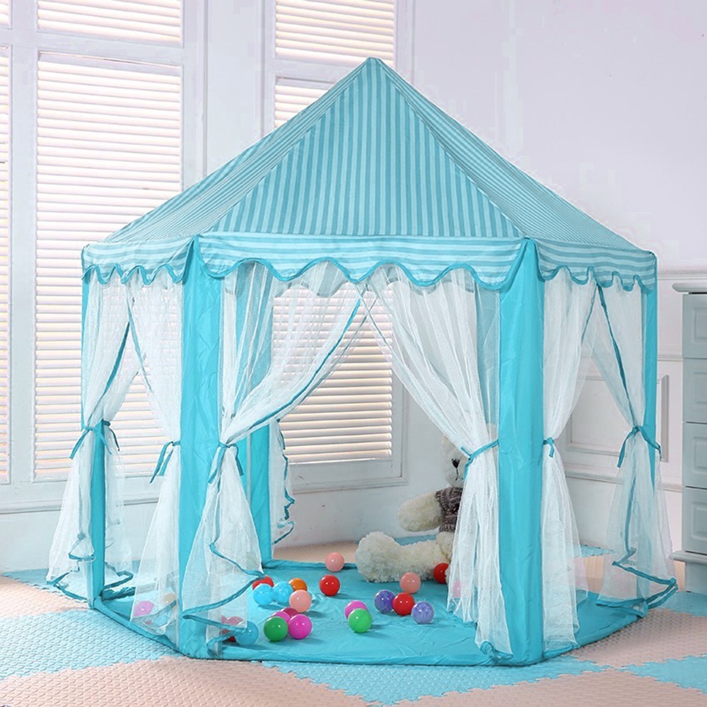 [KHEMAH ISTANA BESAR] Khemah Budak Playpen Large Prince Princess Castle ...