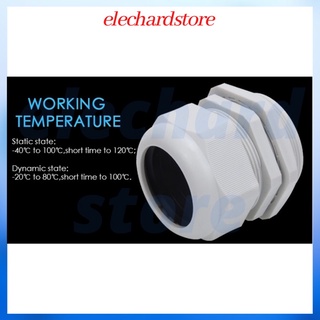 Cable Gland PG Gland Nylon IP68 Black White PG7 PG9 PG11 PG13.5 PG16 ...