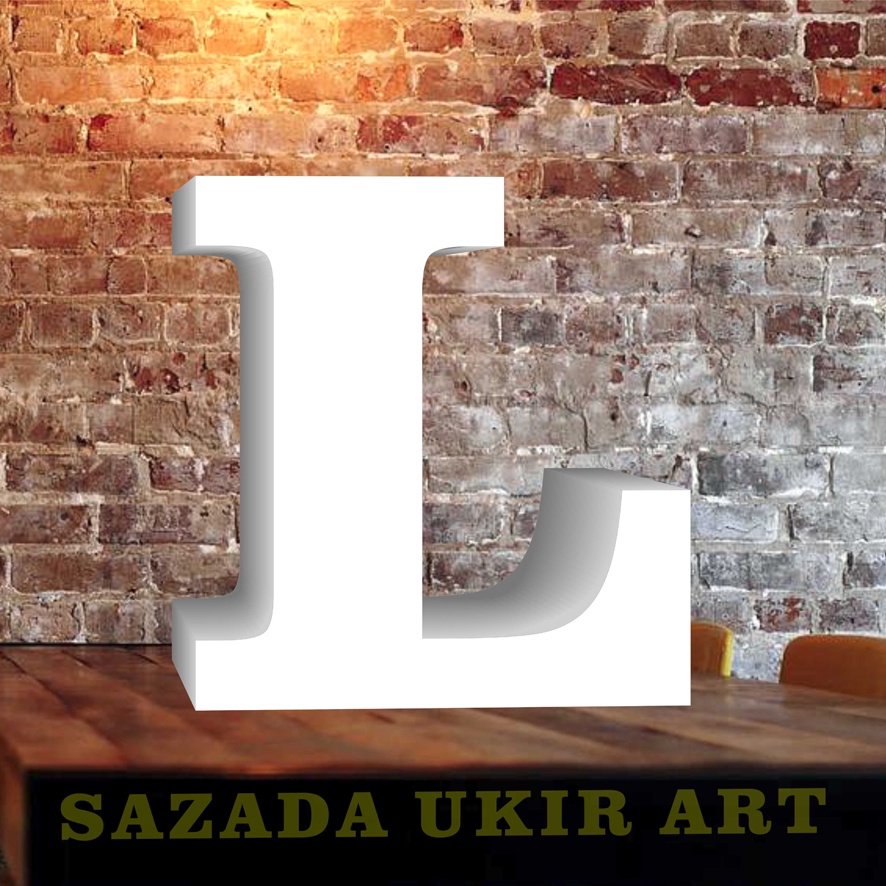 8cm S3 Abjad/Alphabet Alphabet Letter wedding Decoration Table Sign ...