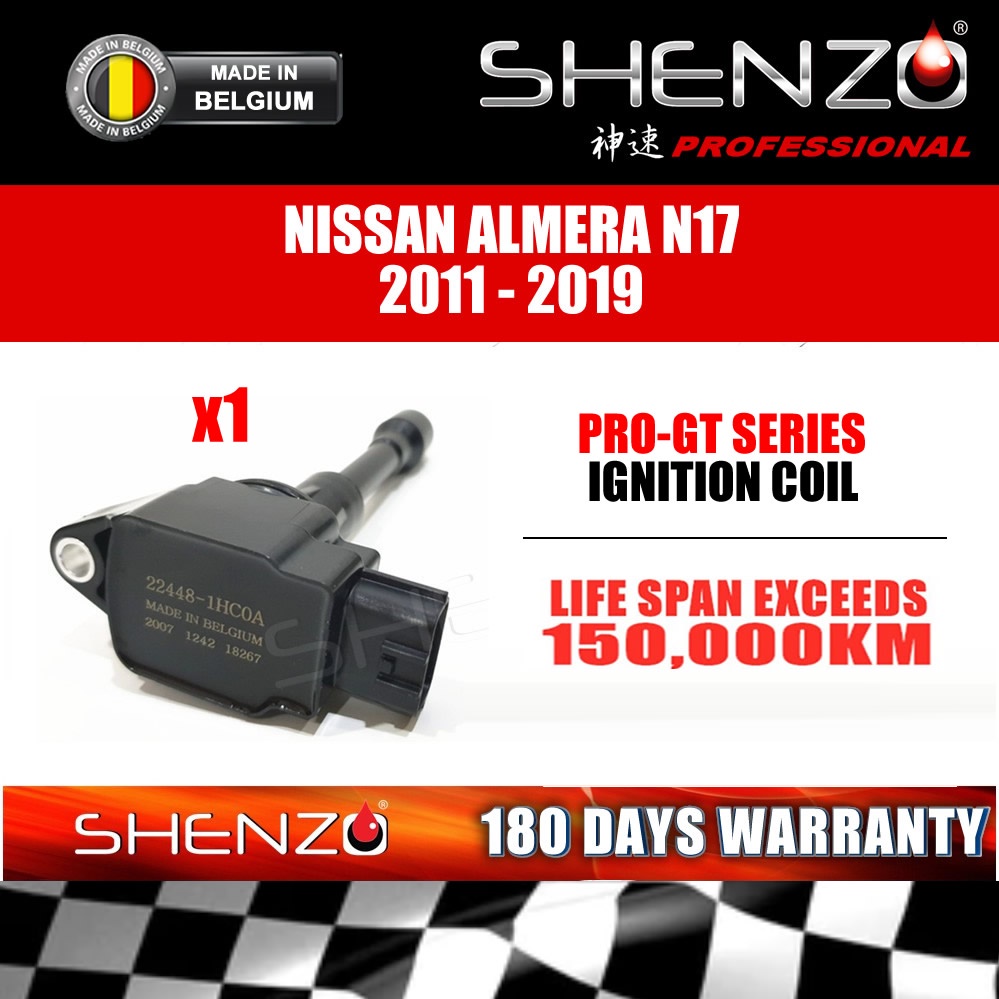 Shenzo Ignition Plug Coil 22448-1HC0A for Nissan Almera N17 NV200 X ...