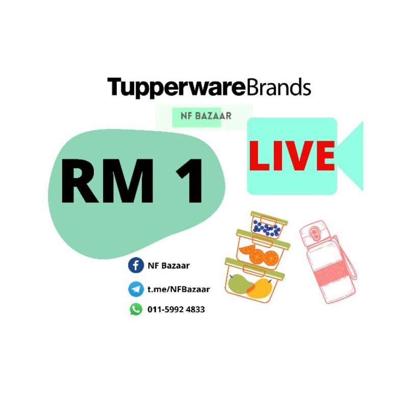 Live Tupperware Rm1 Shopee Shopee Malaysia