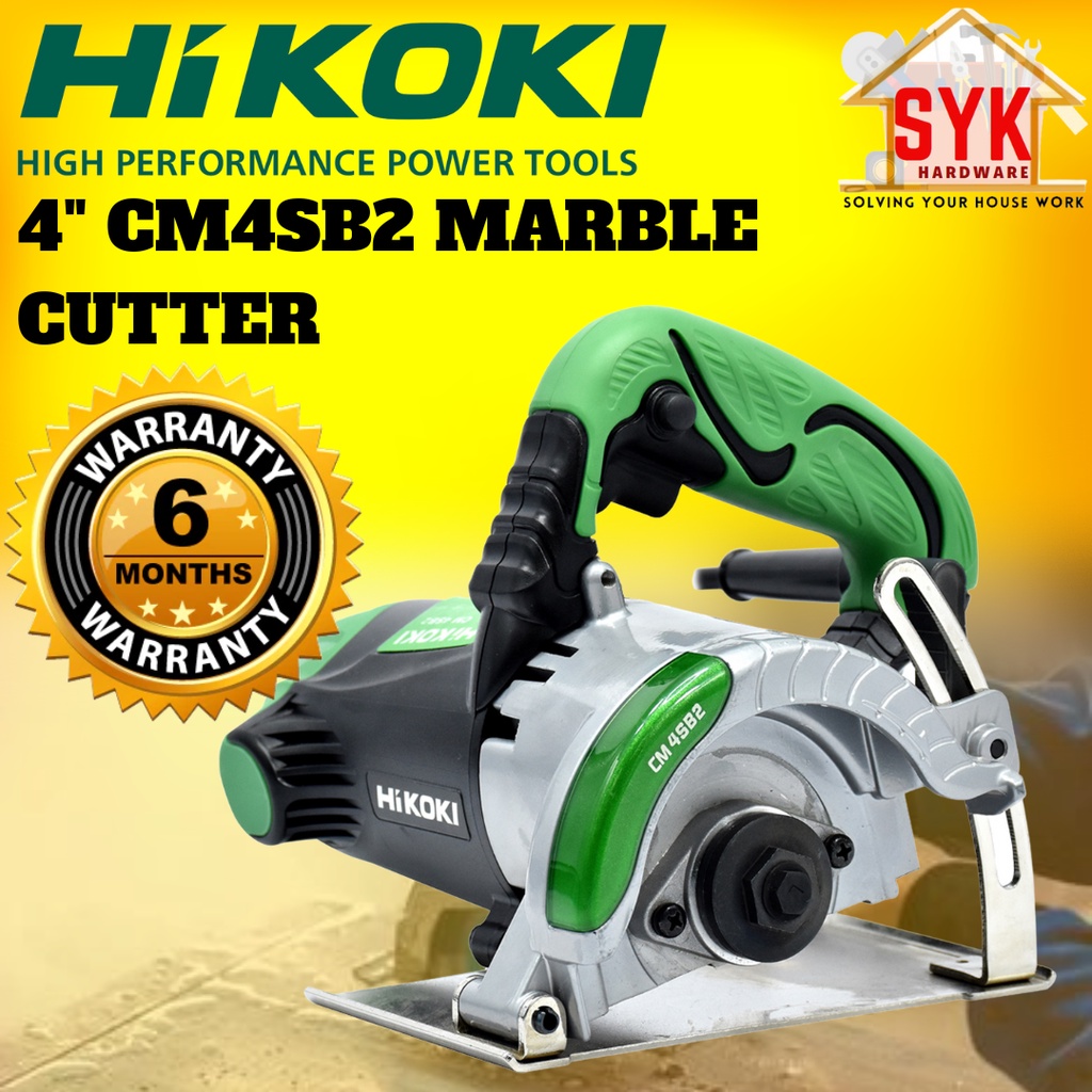 SYK HIKOKI 4 Inch CM4SB2 1320W Marble Cutter Machine Marble Tile ...