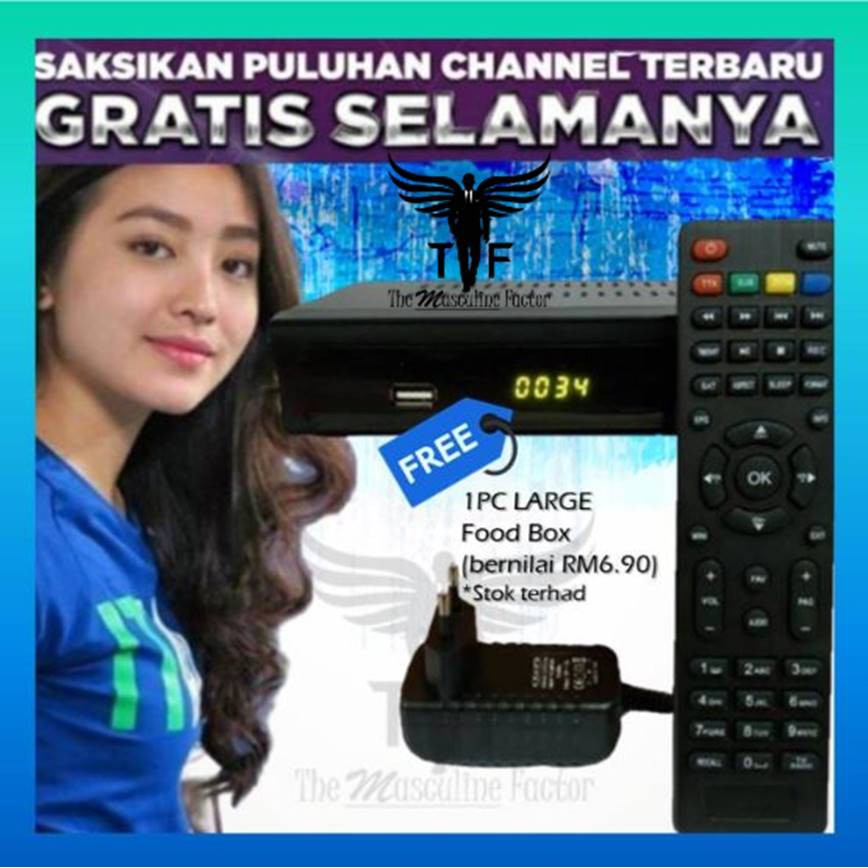 🔥Hot Selling🔥 Antenna Indonesia Malaysia MyTV TV Cable FREE Channel Parabola Satellite Decoder ...